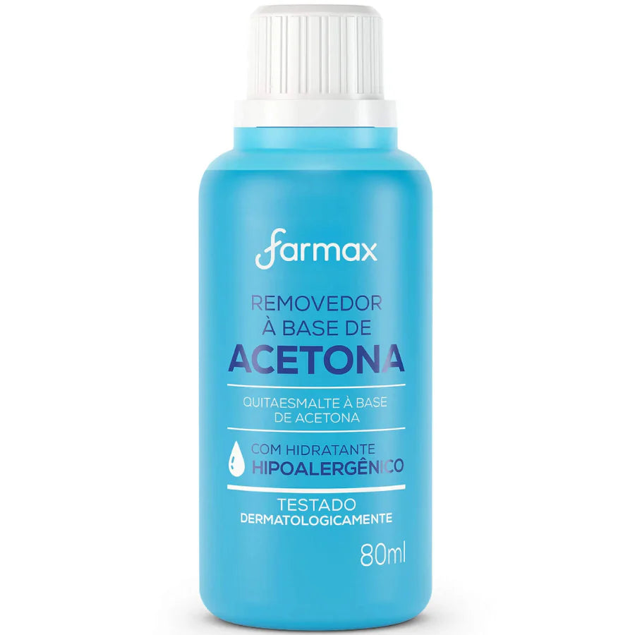 Acetona Farmax 80 ml – Supermercado Brazil